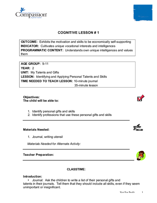 Identifying and Applying Personal Talents and Skills | ForChildren